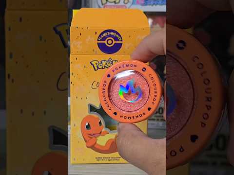 Pokemon x Colourpop super shock shadow - FLAMETHROWER 🫶🏻✨️#colourpop #supershockshadow #pokemon