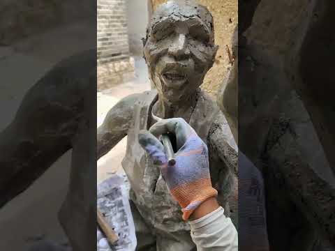 Excellent cement art sculpture