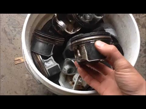 Crushing Scrap Aluminum Pistons with a Hammer Mill to Increase Scrap Value