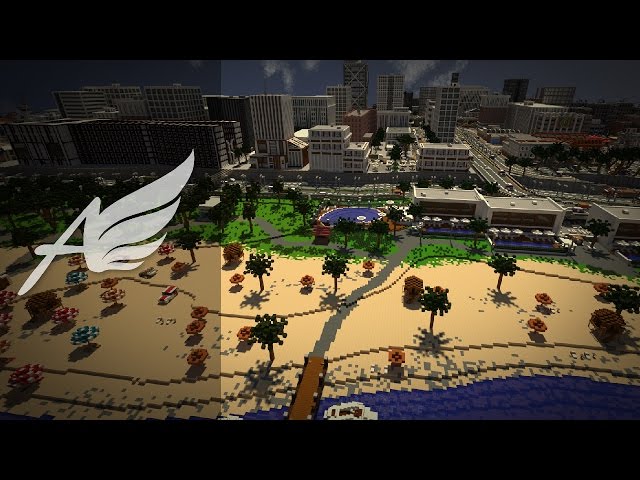 City of Arcadia | GTA inspired Minecraft map Minecraft Map