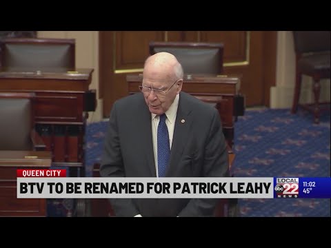 Burlington International Airport to be renamed after former Sen. Patrick Leahy