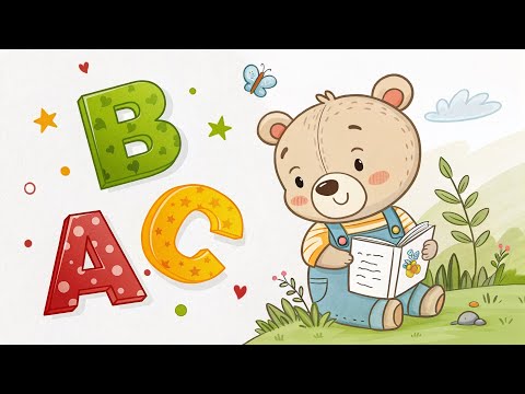 B is for Bear 🐻 | Learn Letter B with a Cozy Forest Friend | Bubble ABC 🫧