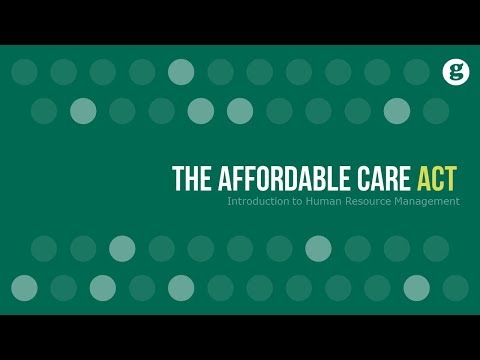 The Affordable Care Act