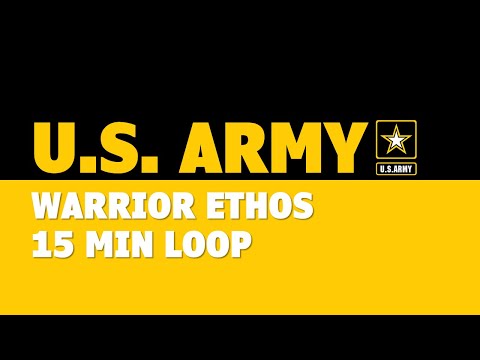 Army Warrior Ethos (15 min)