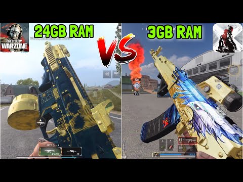 WARZONE MOBILE (24GB RAM) vs BLOOD STRIKE (3GB RAM)