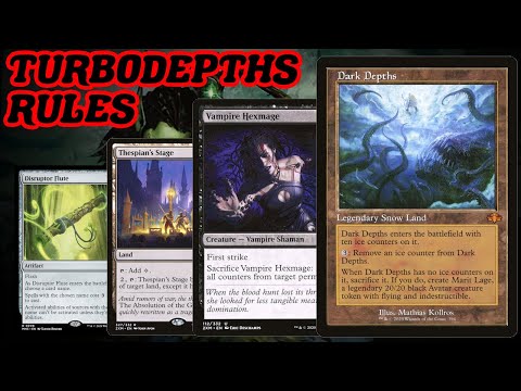 TURBODEPTHS RULES! Legacy Golgari Marit Lage Dark Depths Combo MTG