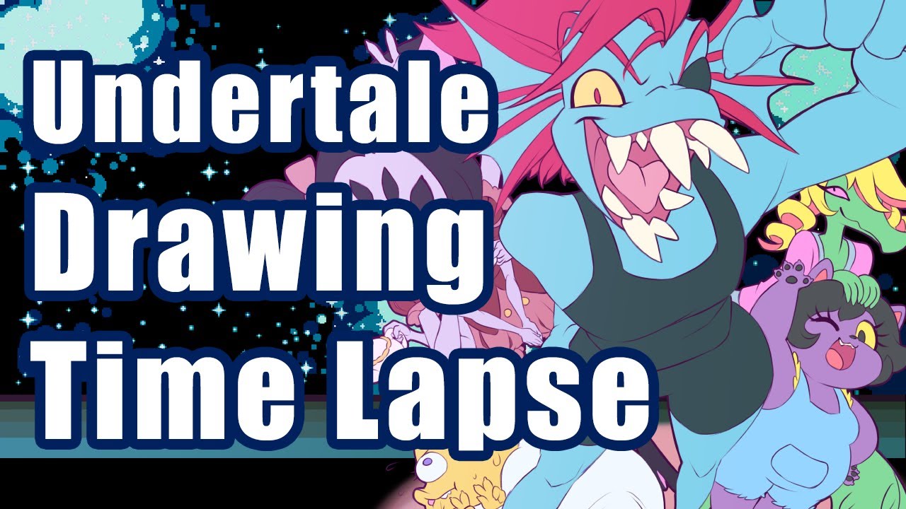 Undertale | Time Lapse Process Video | Undyne
