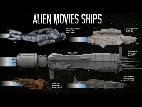 10 Biggest/Fastest Spaceships of the Xenomorph Alien Universe