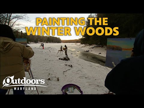 Plein Air Painting in Wintry Western Maryland | Outdoors Maryland Classics