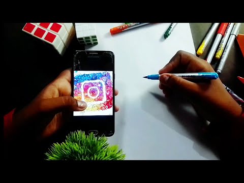 Can I draw instagram logo with doodle style #Instagramlogo #instagramreels #logodesign