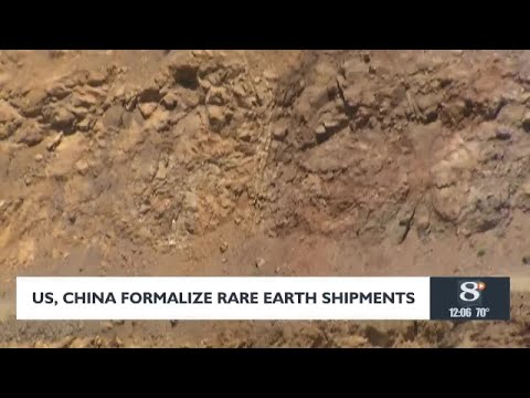 US, China formalize rare earth shipments