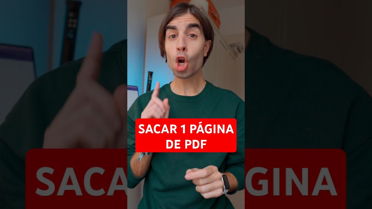 Cómo SACAR 1 PÁGINA de un PDF #pdf #trucos #tips #tecnologia #lifehacks #pdfbeast
