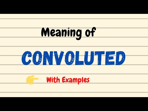 Meaning of Convoluted | English Vocabulary Words | Urdu/Hindi
