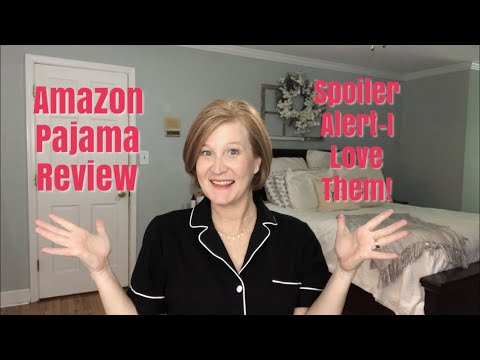 Amazon Pajama Review / Adorable Women's Two Piece Set / Ultra Comfy