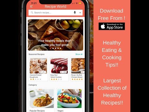 Recipe World - Healthy Recipes - Download Free From App Store