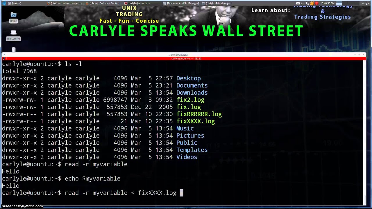 Shell scripting: Using read command