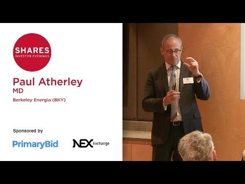 Paul Atherley MD of Berkeley Energia (BKY)