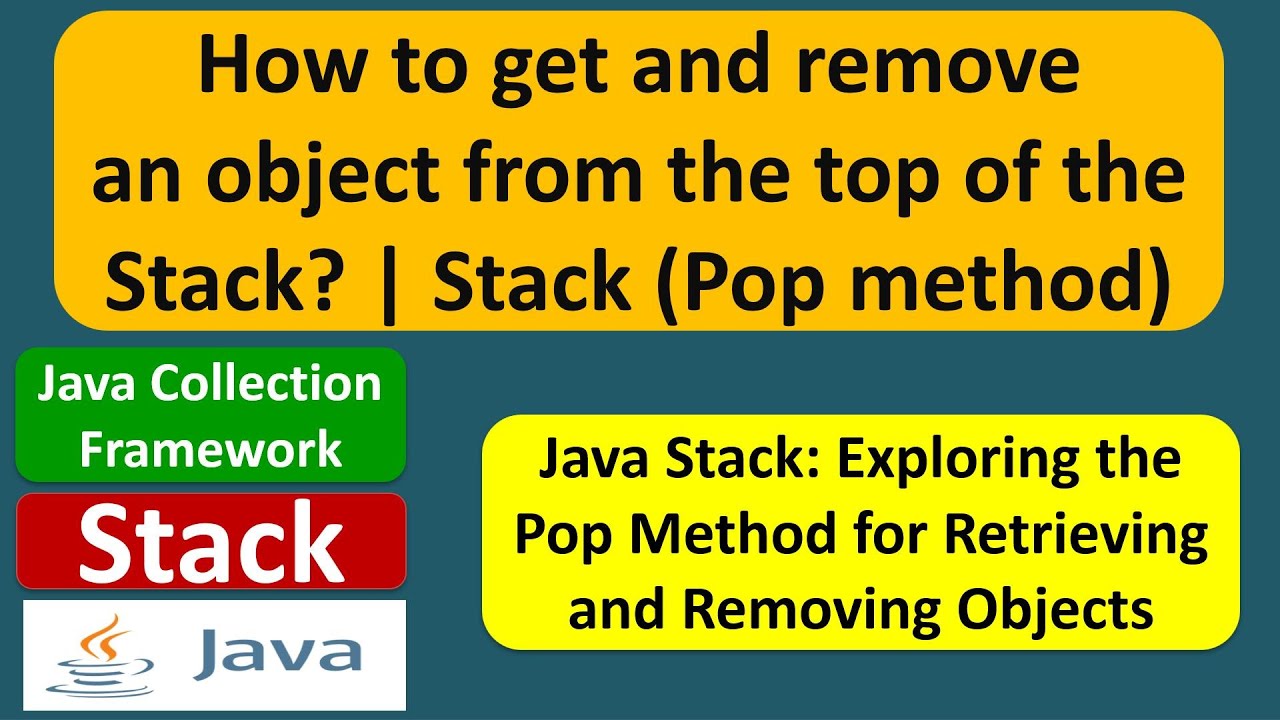 How to get and remove an object from the top of the Stack? | Stack (Pop method)