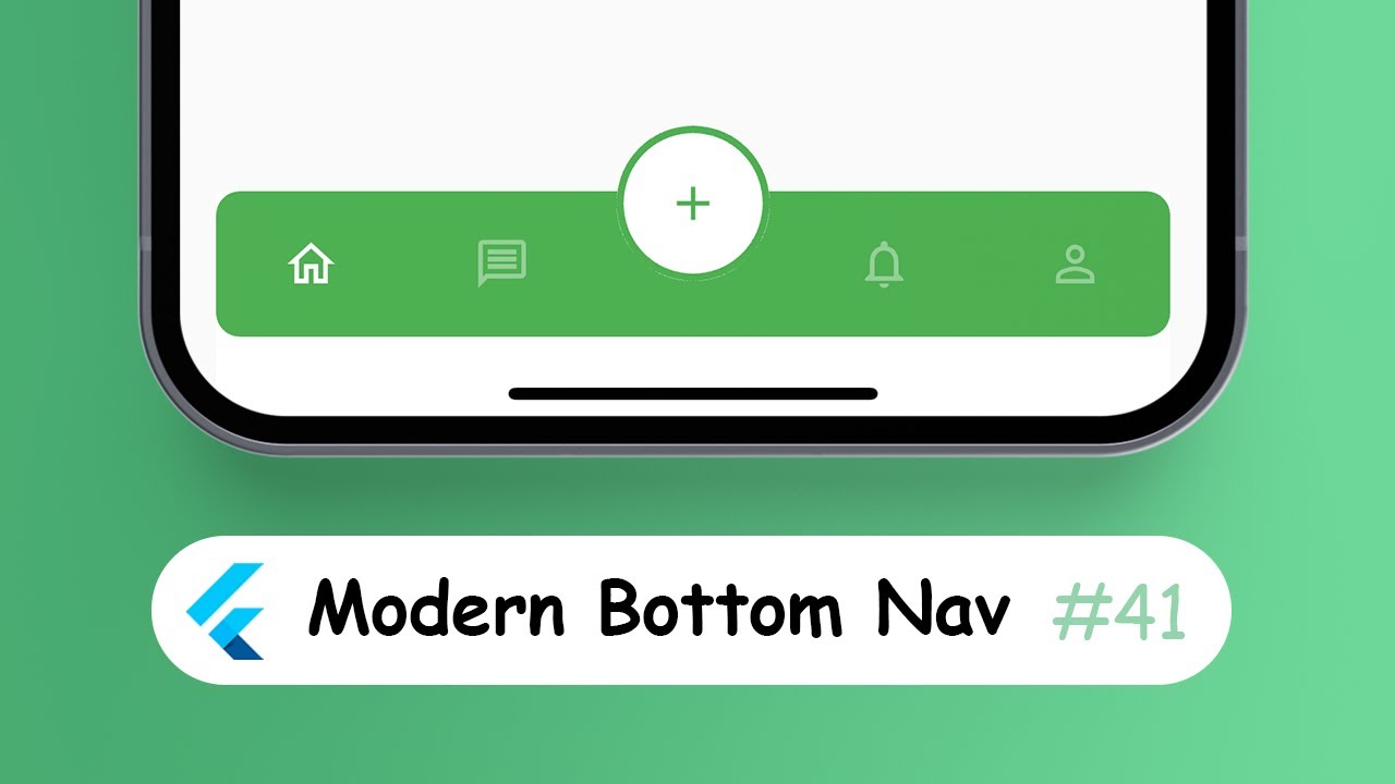 Build a Custom Bottom Navigation in Flutter? (Android & IOS)