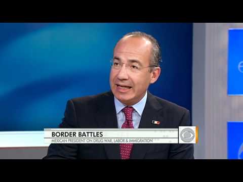 The Early Show - Mexican Pres. Calderon on drug war, immigration