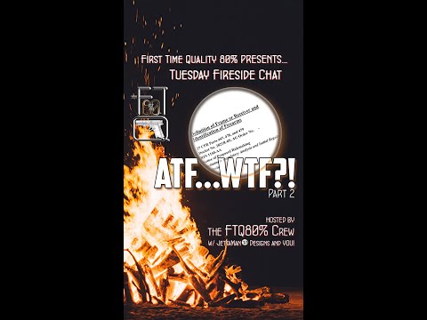Tonight we'll talk about the new ATF definitions of a firearm rules that are about to go into affect