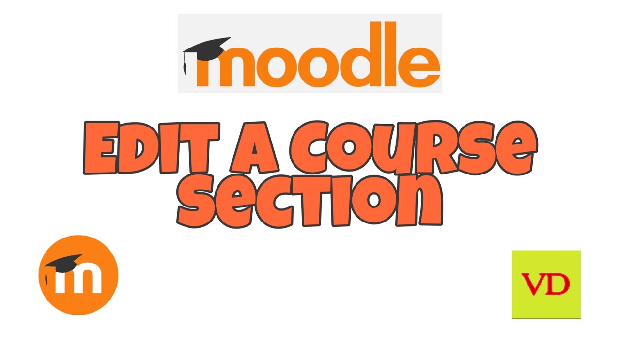 Edit a Course Section- Moodle