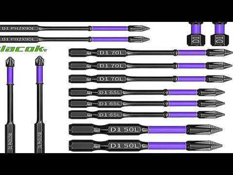 6PC Upgraded High Hardness And Strong Magnetic Bit 25/65/70/90/150mm Non-slip Cross High H