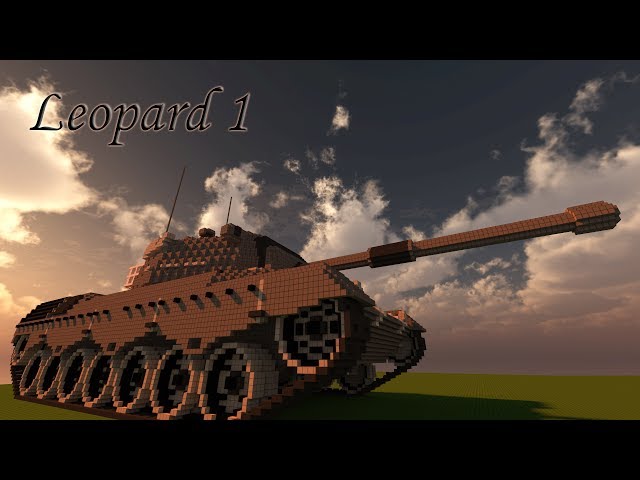Leopard 1 tank Minecraft Map