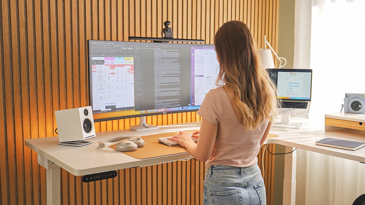 Modern Desk Setup Makeover For a Work From Home Software Developer!