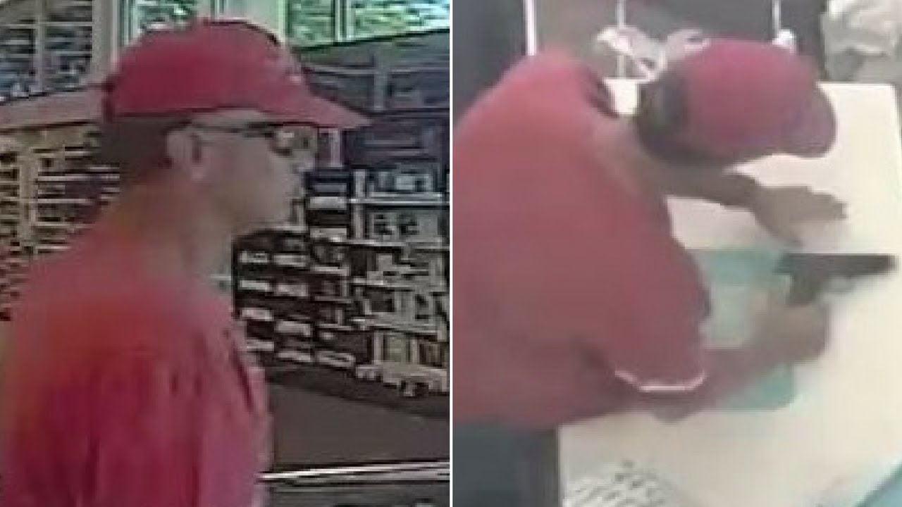 Caught on camera: Armed suspect steals cash from Walgreens