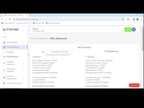 Financial Statements, User groups, YTD calendar and more