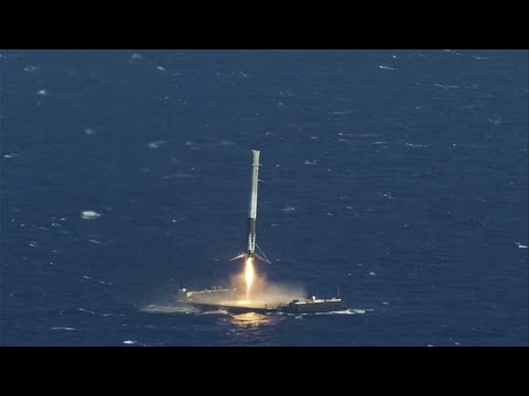 SpaceX Just Successfully Landed a Rocket on a Barge