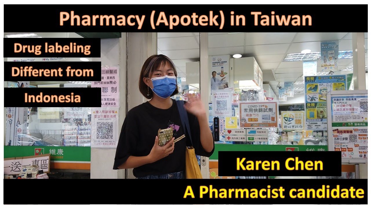Pharmacy in Taiwan | Apotek di Taiwan | Beda Label obat dengan Indonesia