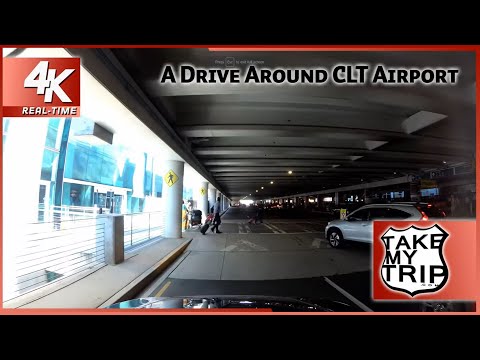 A drive through Charlotte's CLT Airport