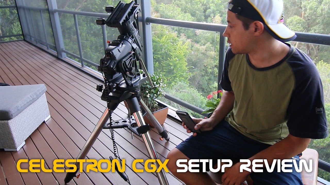New Celestron CGX Mount - Setup Overview