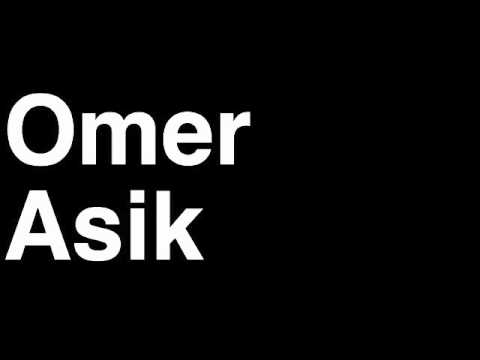 How to Pronounce Omer Asik Chicago Bulls NBA Basketball Player Runforthecube