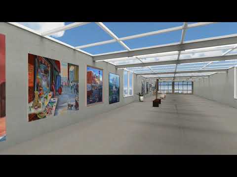 Ilya Lerner Gallery, 3D, made with Roomful app.