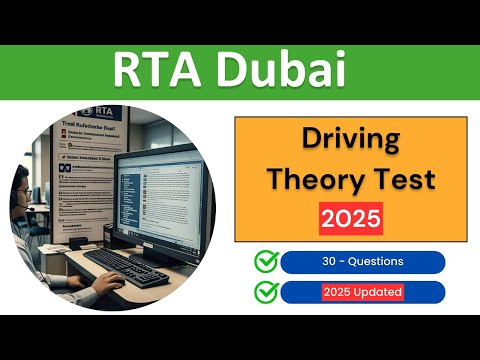Free RTA Dubai Theory Test 2025 [Part-1] | Questions and Answers