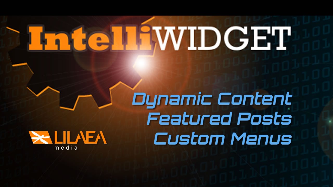 IntelliWidget Quick Start Tutorial