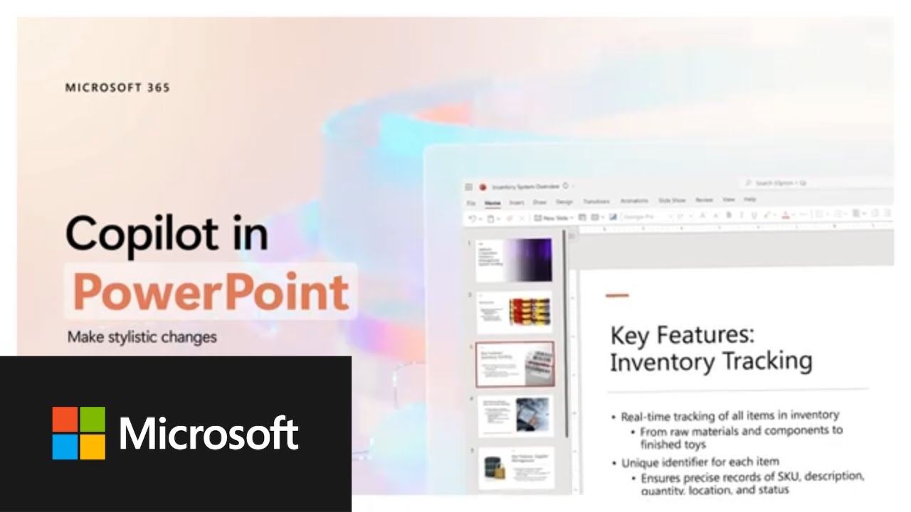 Copilot in PowerPoint  | Create consistency