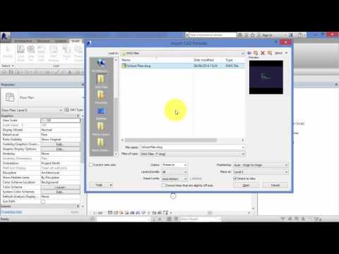 Module 9: Unit 3: Revit Architecture: Working with CAD files Video Lecture - Design Softwares