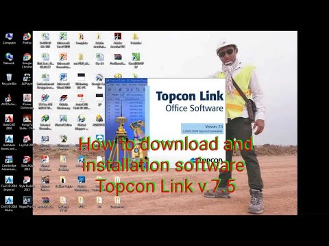 How to download and installation software topcon link v. 7.5.