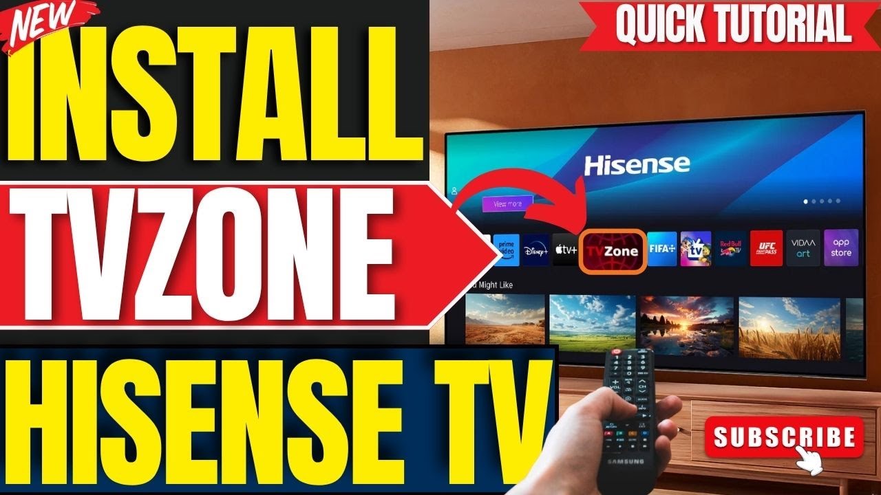 How to TVZone App on ANY Hisense Smart TV (2026 Guide)