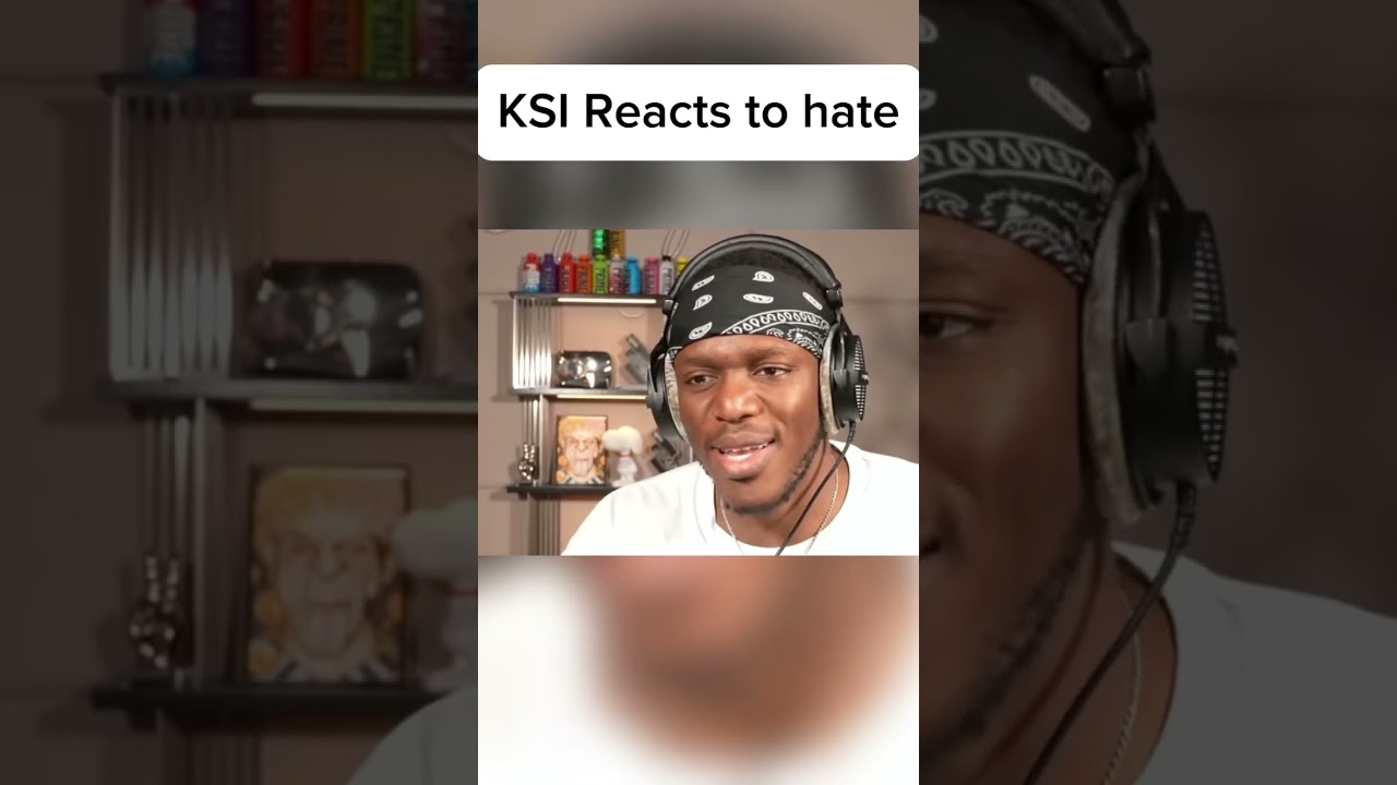 KSI Reacting to his hate.                         #ksi #meme #song #short #funny