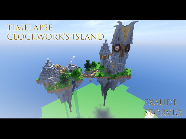 Clockwork's island by Exaude & Storvio +schematics Minecraft Map