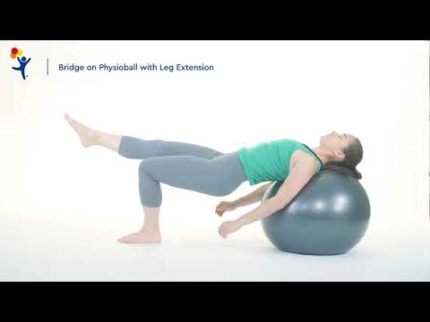 Core Exercise: Bridge on Physioball with Leg Extension – New Videos JNL ...