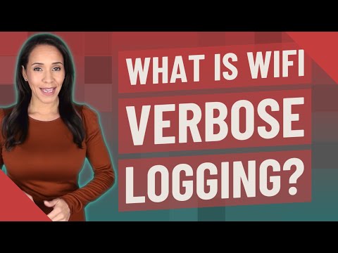 What is WIFI verbose logging?