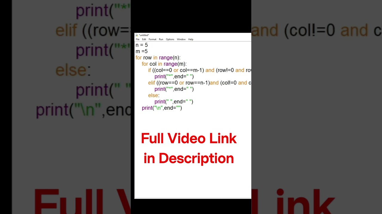 How to print O alphabet with python #python