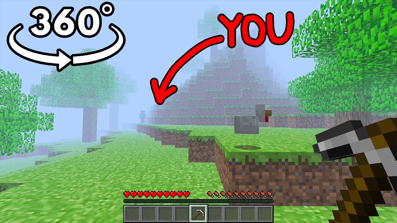 360° POV: Herobrine in Minecraft