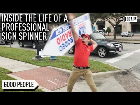 Sign-Spinner | mannycoronilla